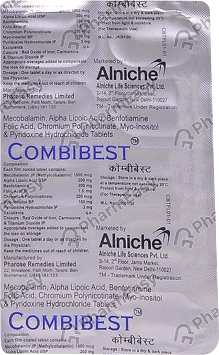 Buy Combibest Strip Of 10 Tablets Online at Flat 15% OFF | PharmEasy