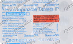 Sompraz 20 Tablet: Uses, Side-effects, Price, Dosage & More Info ...