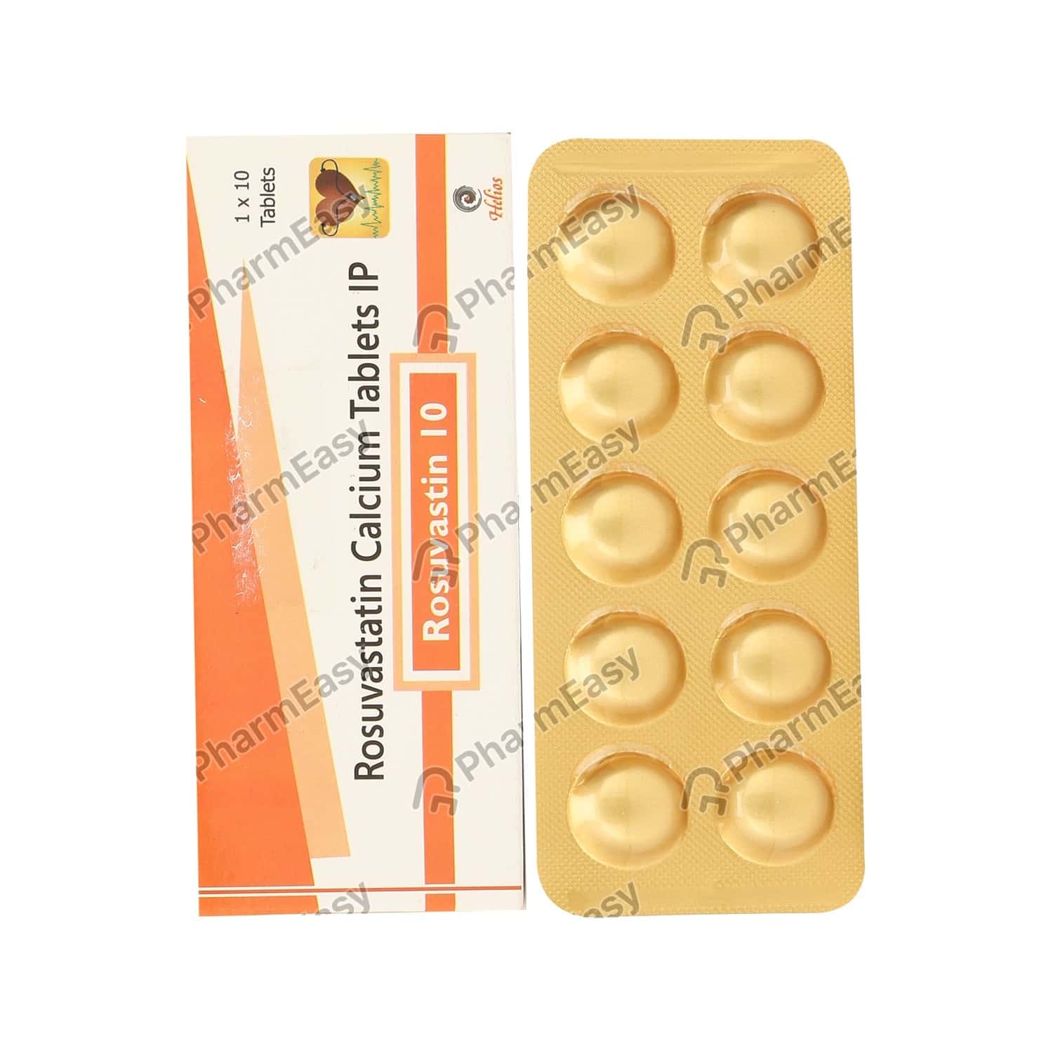 Rosuvastin 10 MG Tablet (10) - Uses, Side Effects, Dosage, Composition ...