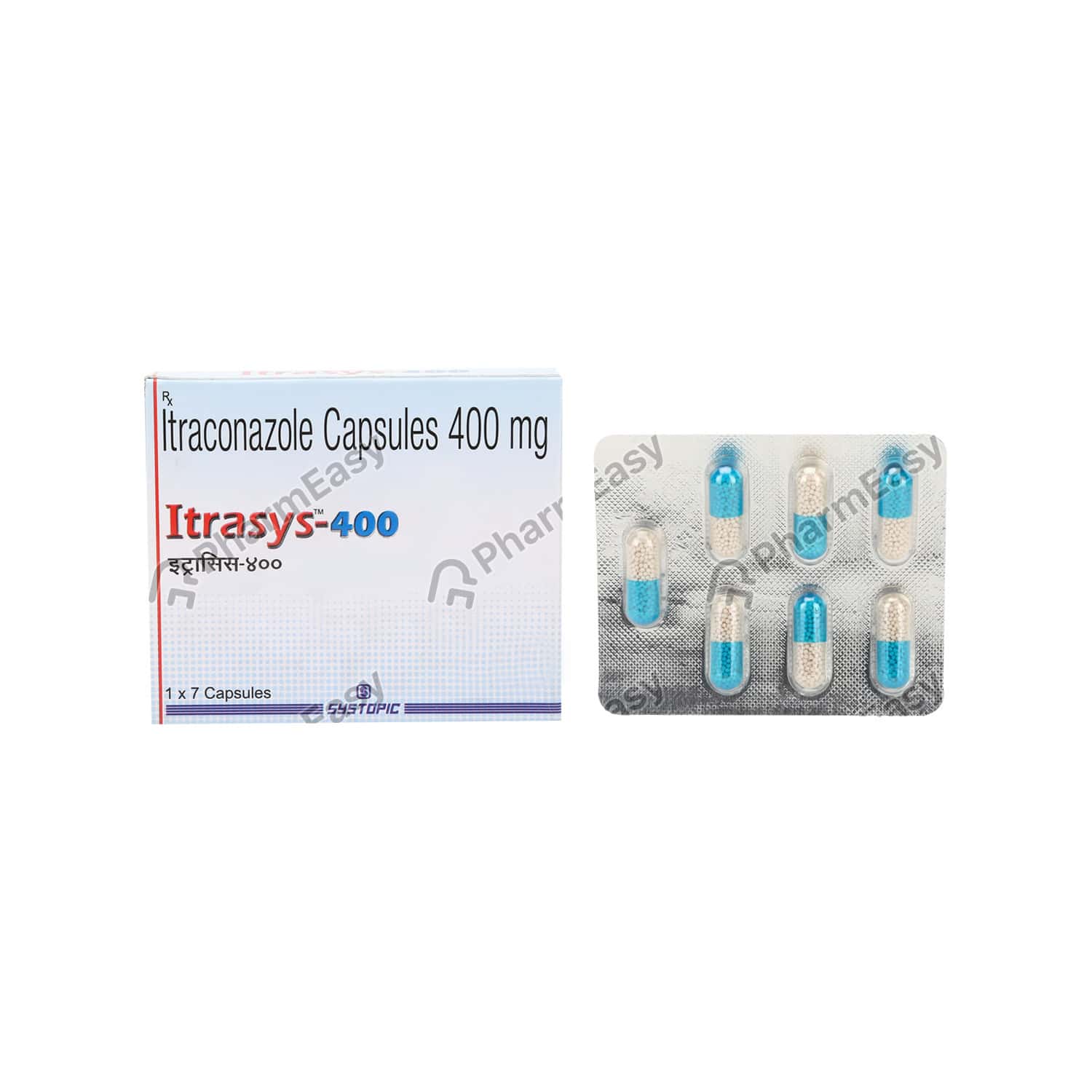 Itrasys 400 MG Capsule (7) - Uses, Side Effects, Dosage, Composition ...