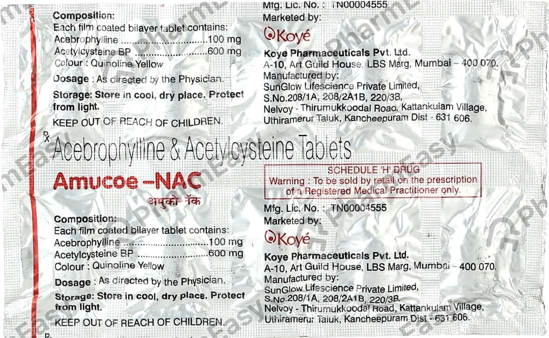 Pulmoclear Strip Of 10 Tablets: Uses, Side Effects, Price & Dosage ...