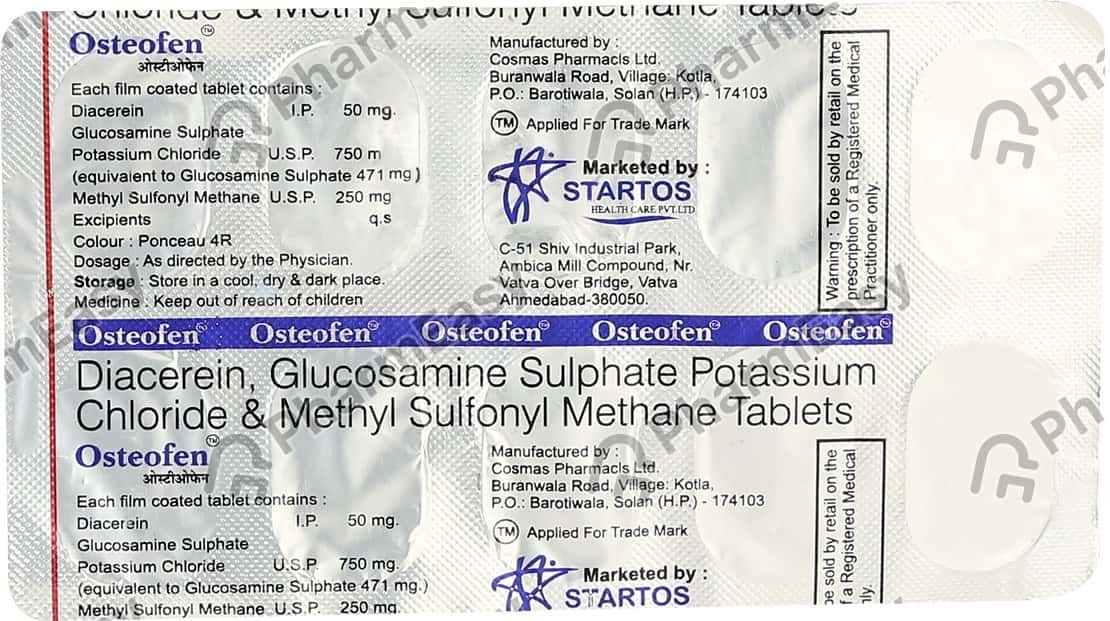 Osteofen 100 MG Tablet (10): Uses, Side Effects, Price & Dosage | PharmEasy