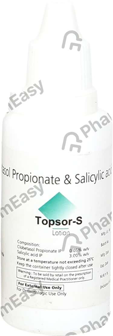 Topsor S Lotion 30ml: Uses, Side Effects, Price & Dosage | PharmEasy
