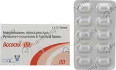 Becocnx Od Strip Of 10 Tablets: Uses, Side Effects, Price & Dosage ...