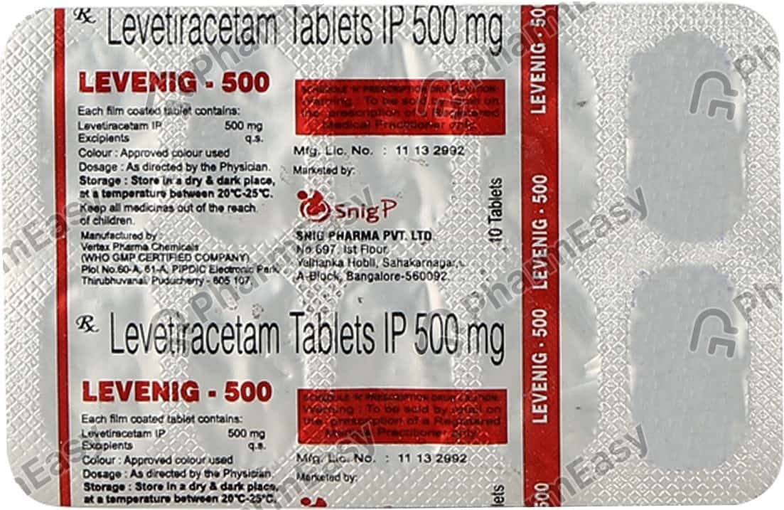 Levenig 500 MG Tablet (10): Uses, Side Effects, Price & Dosage | PharmEasy