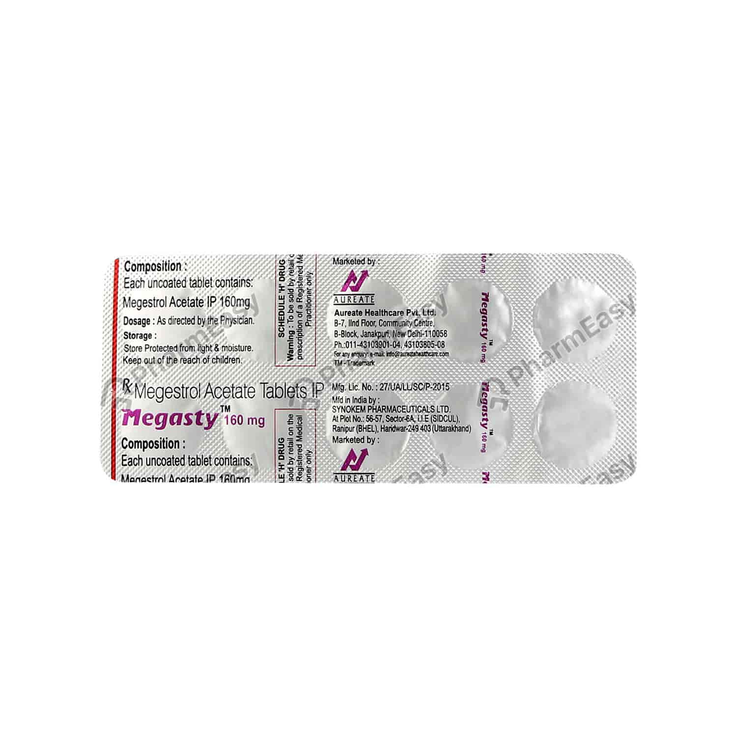 Buy Megasty 160 Strip Of 10 Tablets Online at Flat 18% OFF* | PharmEasy
