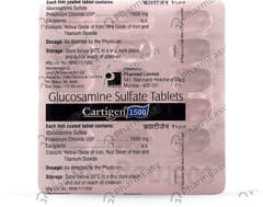 Buy CARTIGEN 1500 STRIP OF 15 TABLETS Online & Get Upto 60% OFF at ...