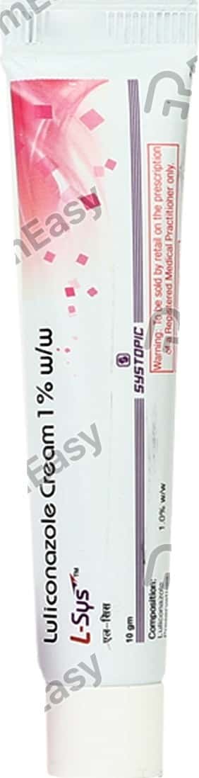L Sys 1 % Cream (10): Uses, Side Effects, Price, Dosage & Composition ...