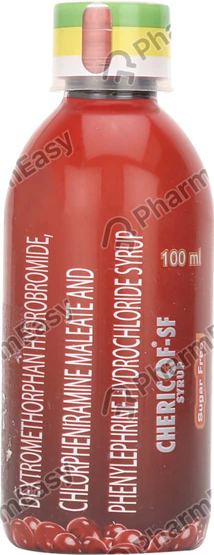 Chericof Sf Bottle Of 100ml Syrup: Uses, Side Effects, Price & Dosage ...