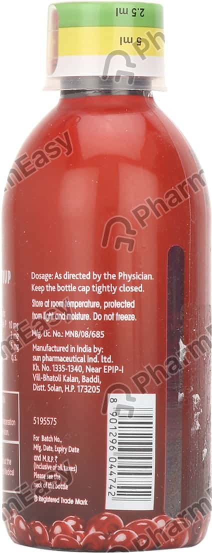 Chericof Sf Bottle Of 100ml Syrup: Uses, Side Effects, Price, Dosage ...