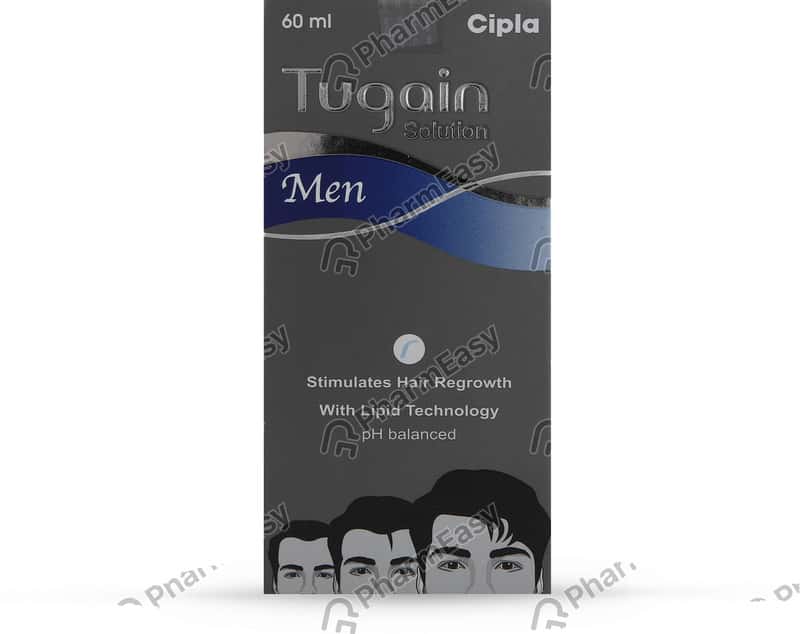 Buy TUGAIN 5% MINOXIDIL BOTTLE OF 60ML SOLUTION Online & Get Upto 60% ...
