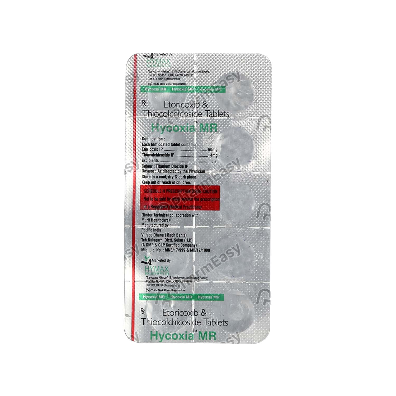 Buy Hycoxia Mr Strip Of 10 Tablets Online at Flat 18% OFF* | PharmEasy