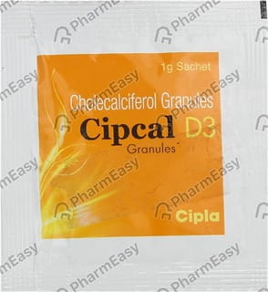 Cipcal D3 60000 IU Granules (1): Uses, Side Effects, Price, Dosage ...