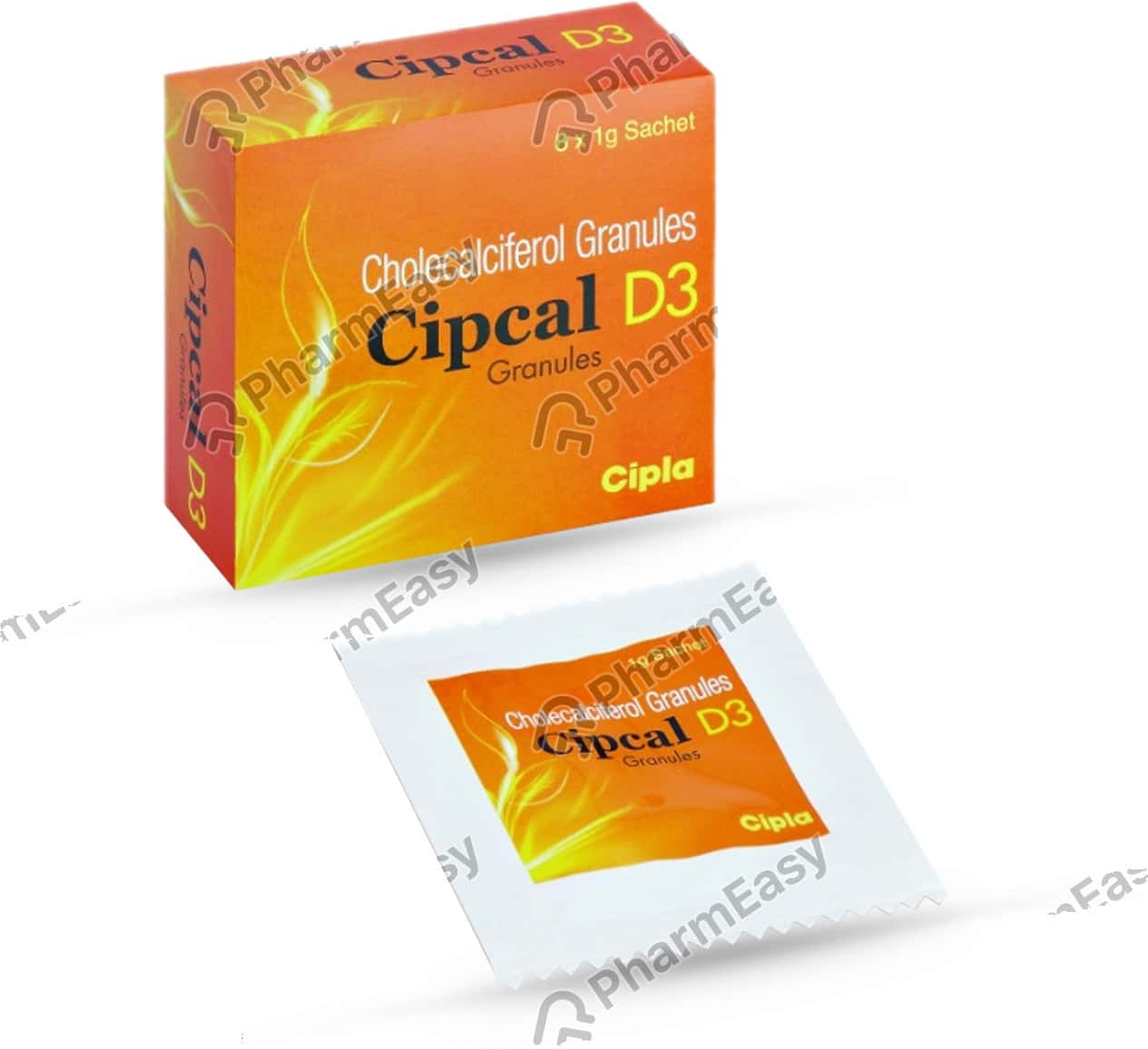 Cipcal D3 60000 IU Granules (1): Uses, Side Effects, Price & Dosage ...