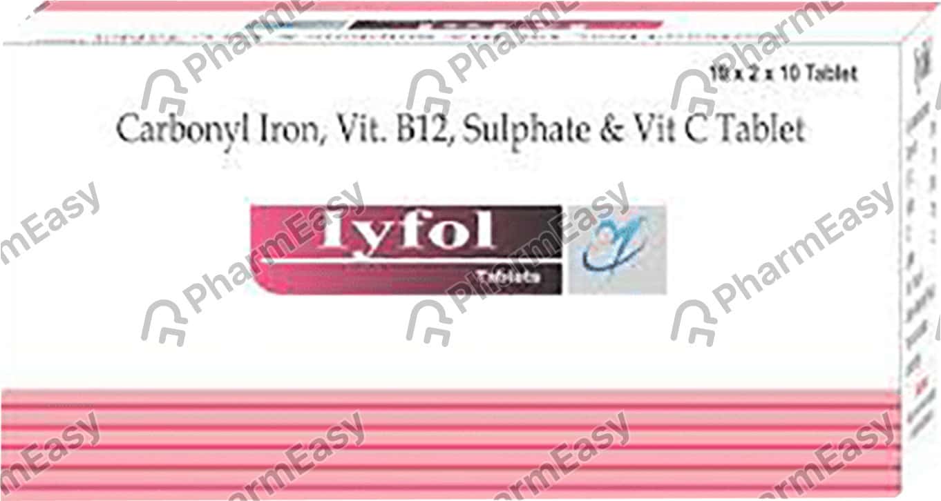 Buy Lyfol Tablet (10) Online & Save Up to 24% at PharmEasy