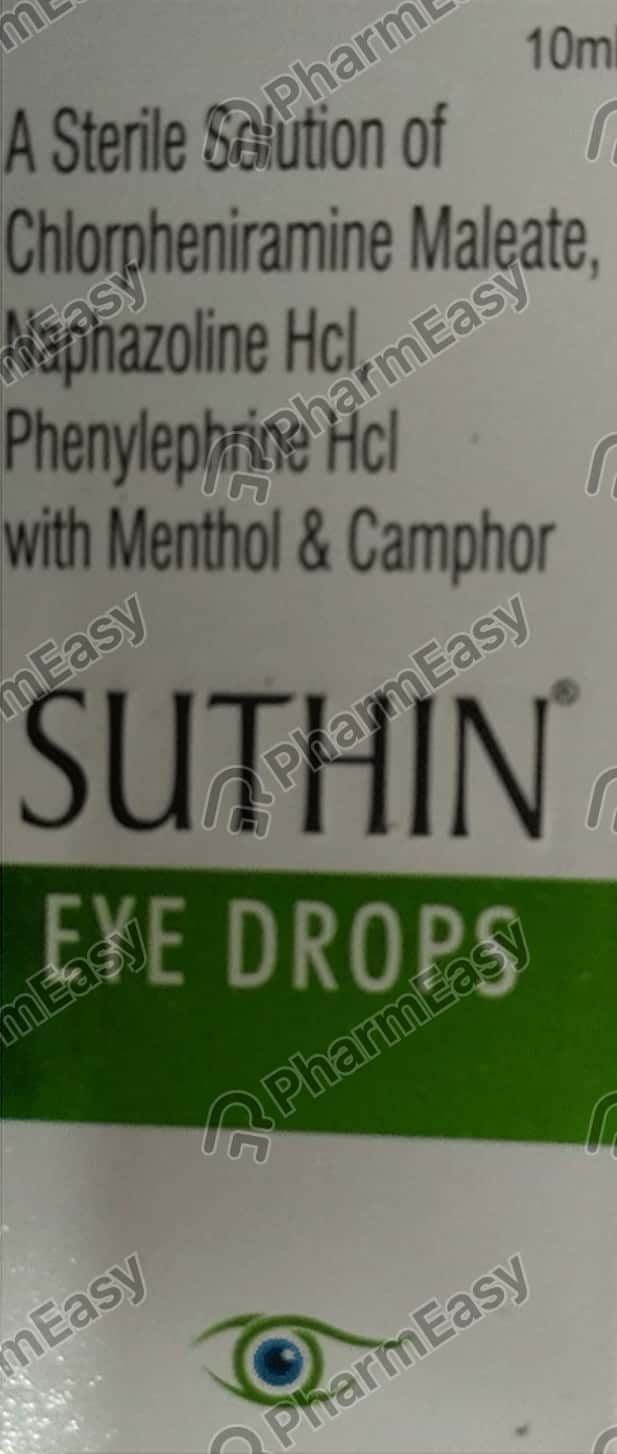 Buy Suthin Bottle Of 10ml Eye Drops Online at Flat 15% OFF | PharmEasy