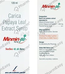 Minmin Pb 550 MG Syrup (120): Uses, Side Effects, Price & Dosage ...