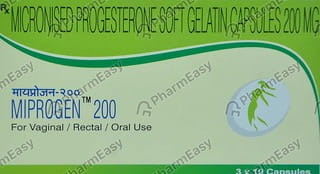 Miprogen Sr 200 MG Tablet (10): Uses, Side Effects, Price, Dosage ...