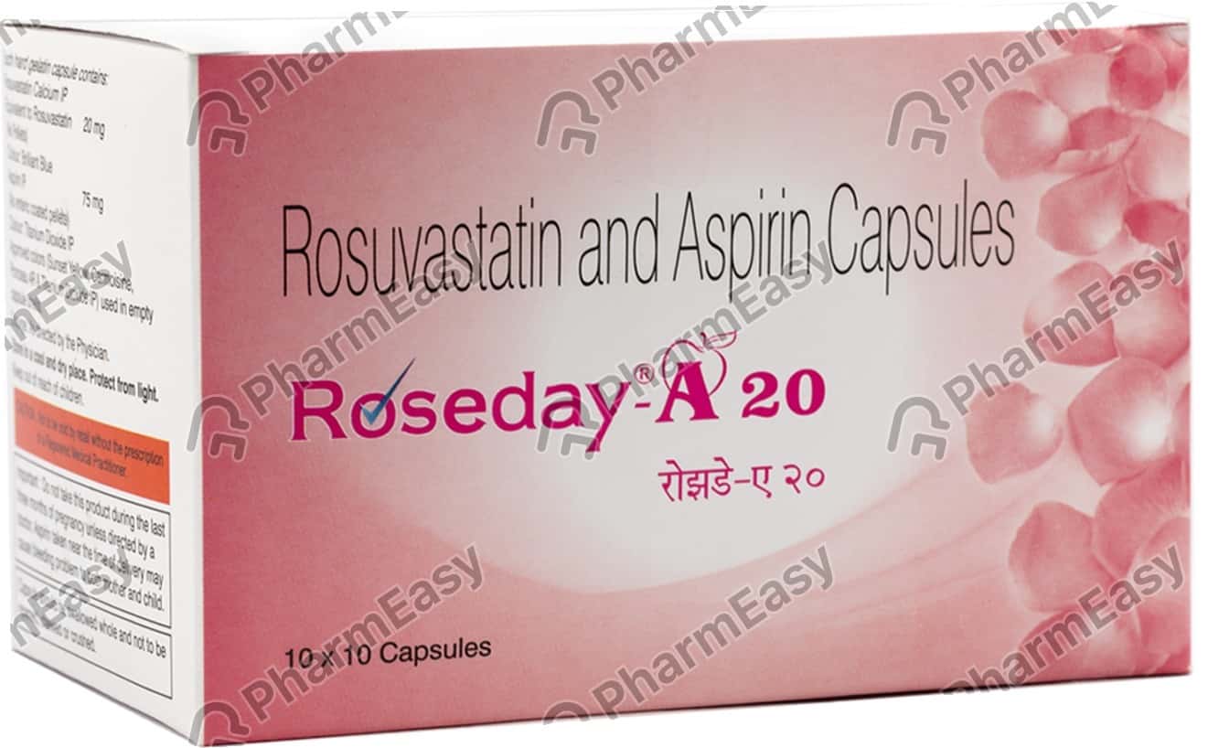 Roseday A 20 Strip Of 10 Capsules: Uses, Side Effects, Price & Dosage ...