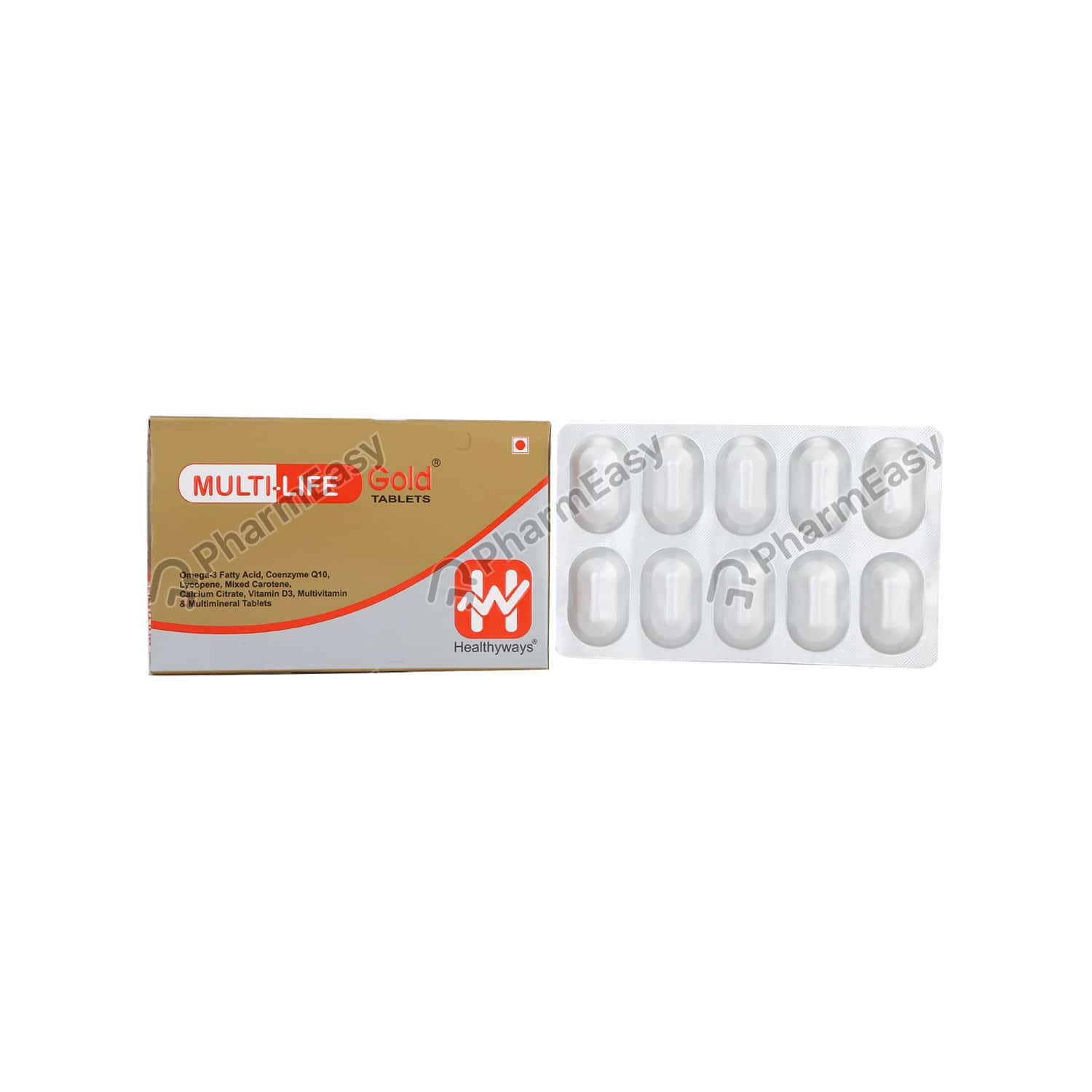 Buy Multi Life Gold Tab 10'S Online at Flat 18% OFF* | PharmEasy