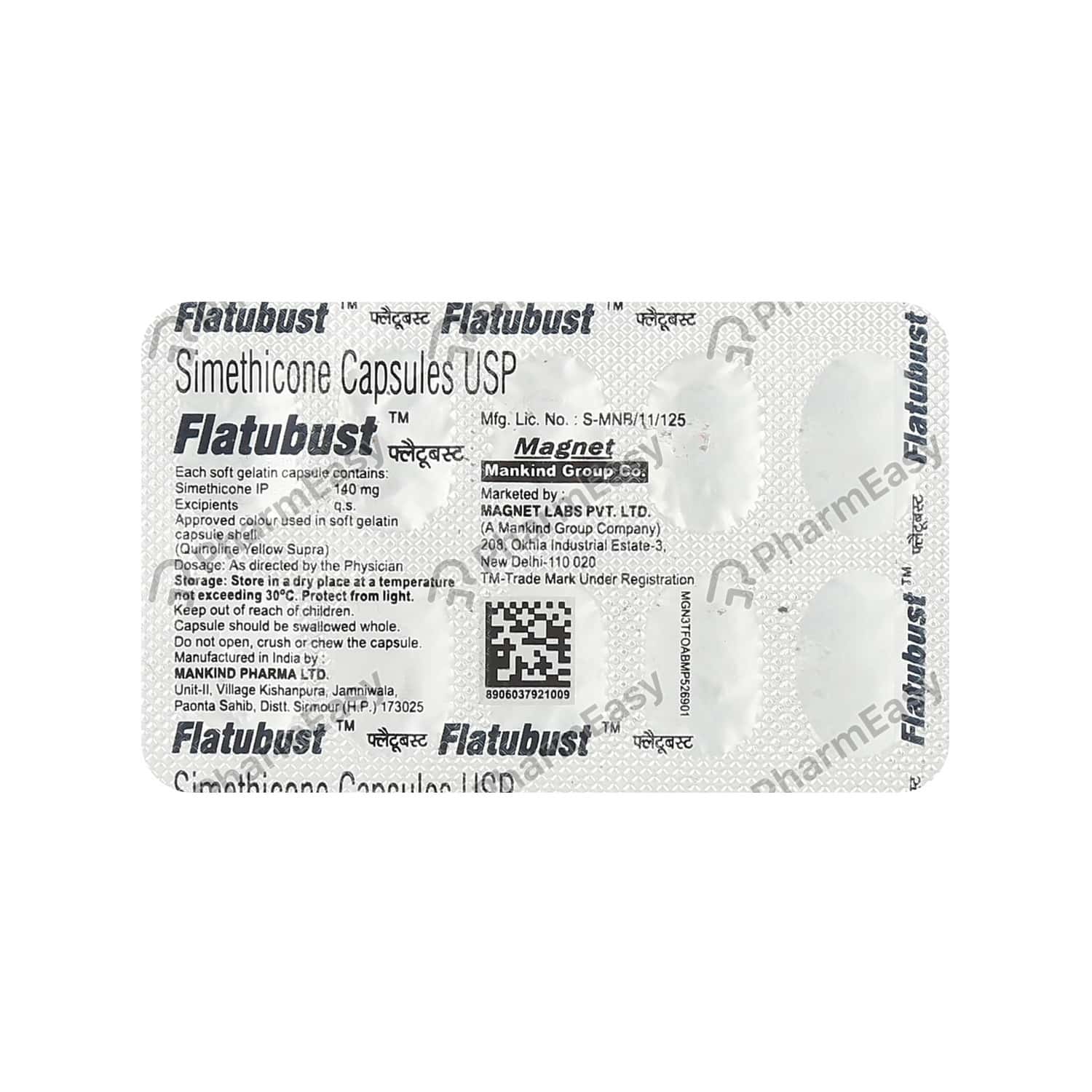 Buy Flatubust 140 MG Capsule (10) Online at Flat 18% OFF* | PharmEasy
