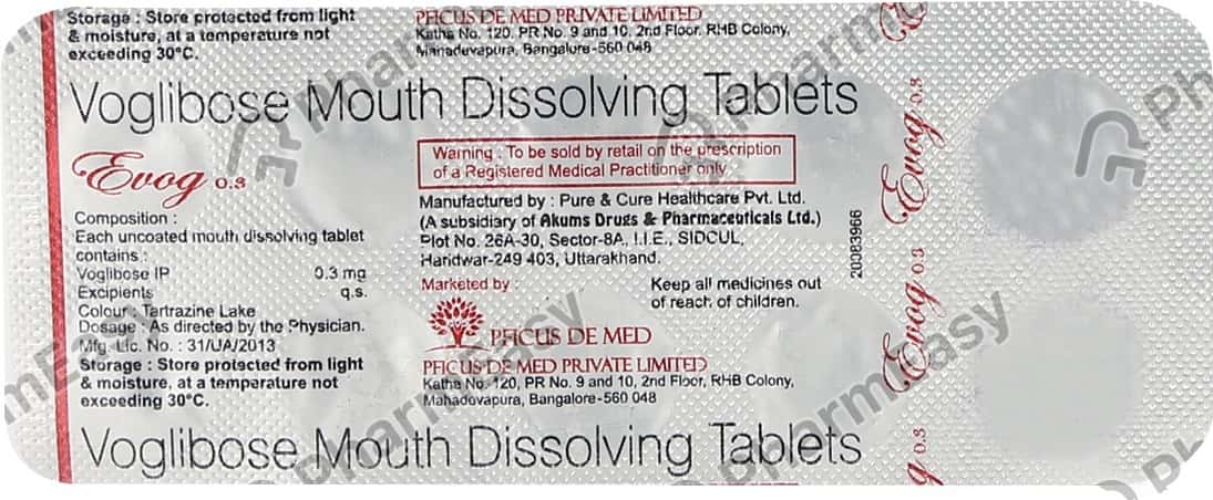 Evog 0.3 MG Tablet (10): Uses, Side Effects, Price, Dosage ...