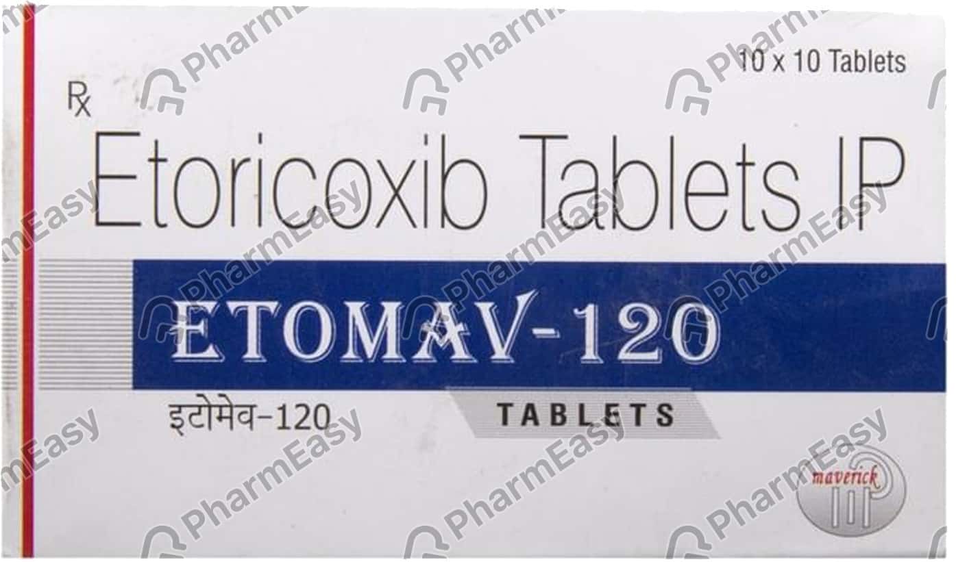 Etomav 120 MG Tablet (10): Uses, Side Effects, Price & Dosage | PharmEasy