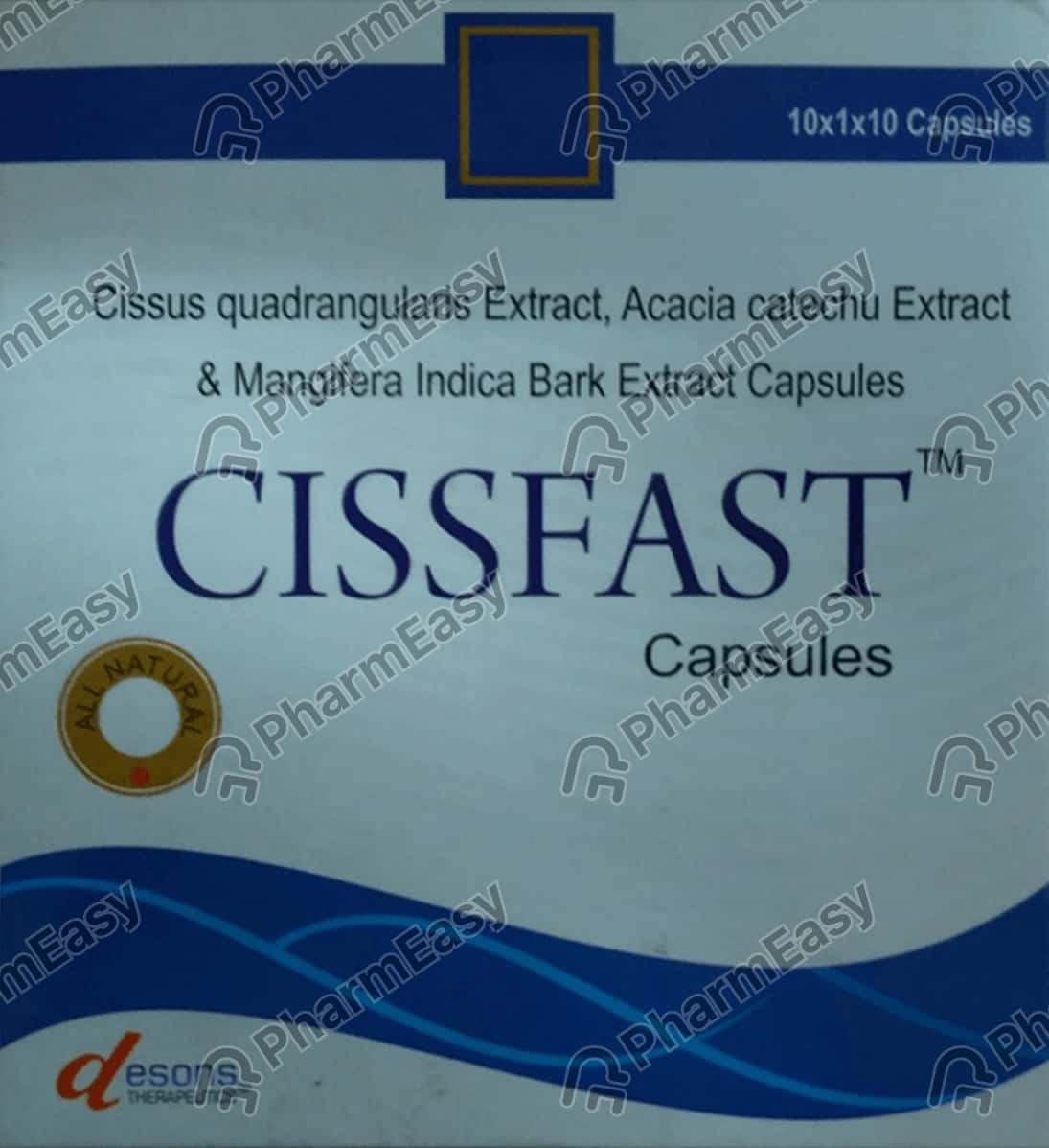 Buy Cissfast Strip Of 10 Capsules Online at Flat 15% OFF | PharmEasy