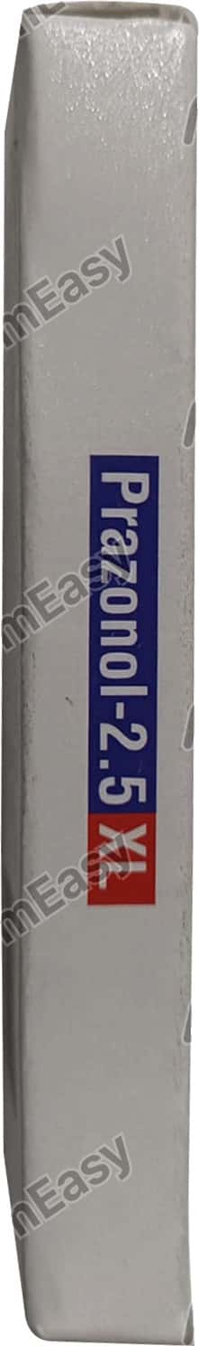 Prazonol Xl 2.5 MG Tablet (10): Uses, Side Effects, Price, Dosage ...