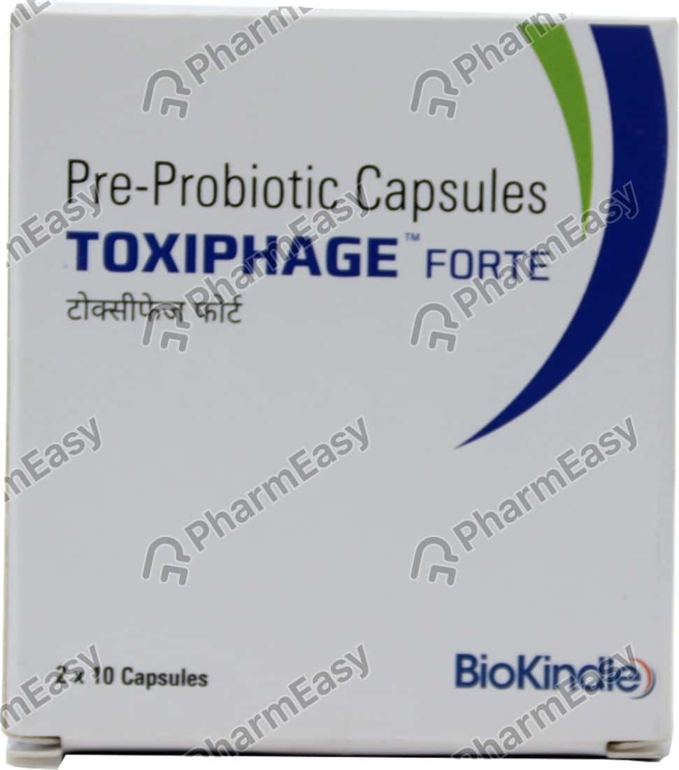 Buy Toxiphage Forte Bottle Of 10 Capsules Online & Save Up to 24% at ...