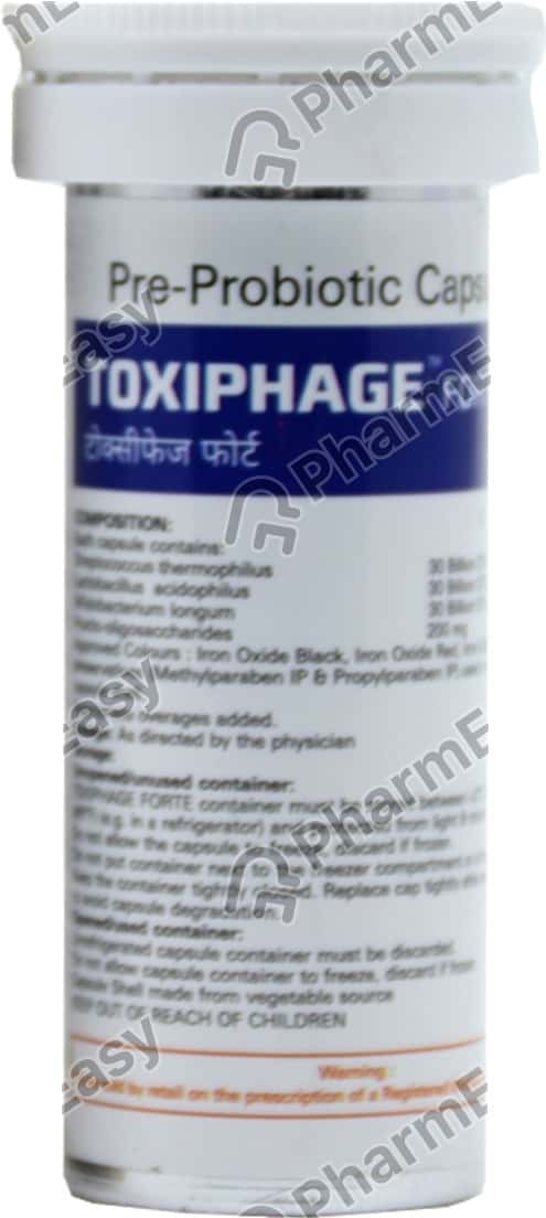 Buy Toxiphage Forte Bottle Of 10 Capsules Online at Flat 15% OFF ...