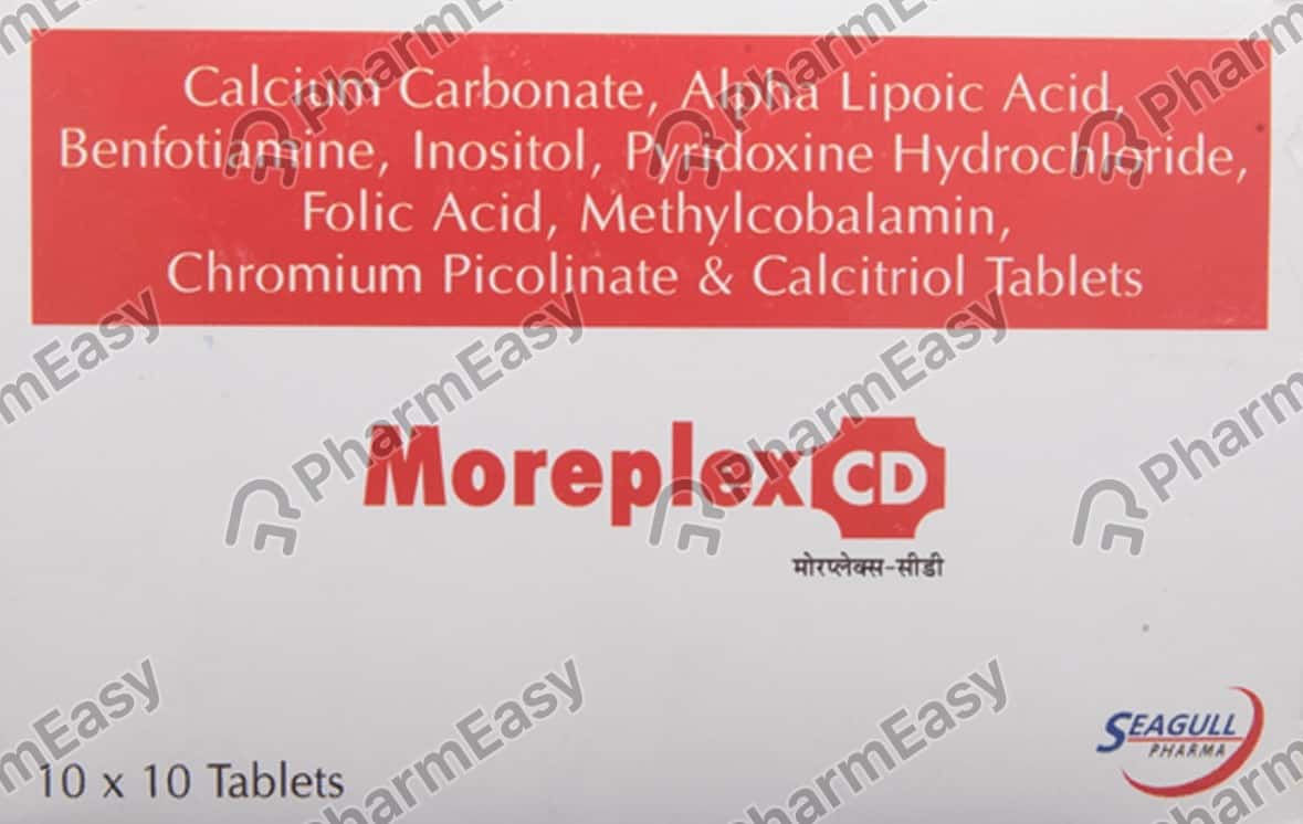 Buy Moreplex Cd Tablets 10'S Online at Flat 15% OFF | PharmEasy