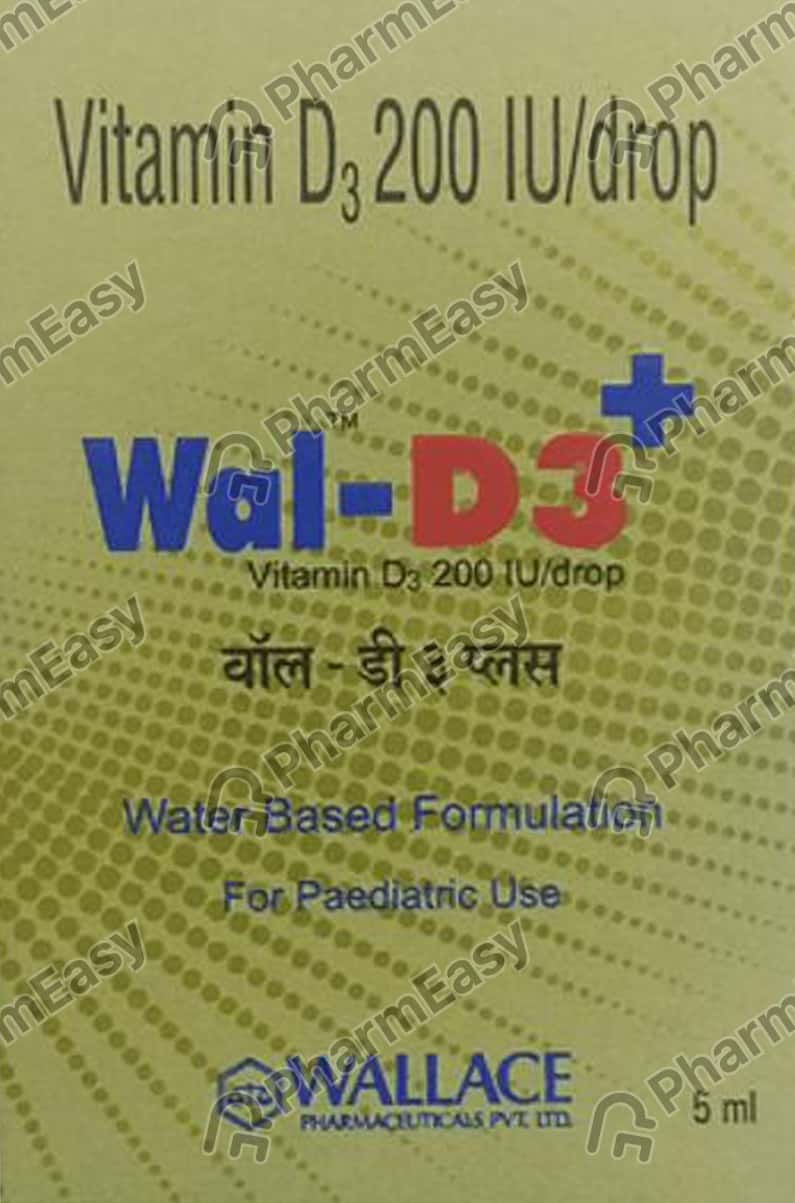 Wal D3 Plus Oral Drops: Uses, Side-effects, Price, Dosage & More Info ...