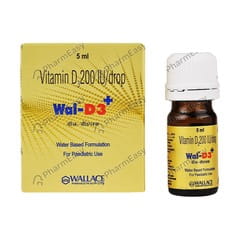 Wal D3 Plus 200 IU Oral Drop (5) - Uses, Side Effects, Dosage ...