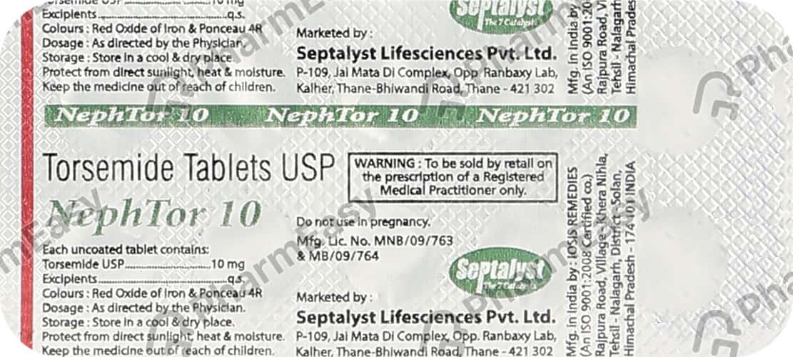 Nephtor 10 MG Tablet (10): Uses, Side Effects, Price & Dosage | PharmEasy