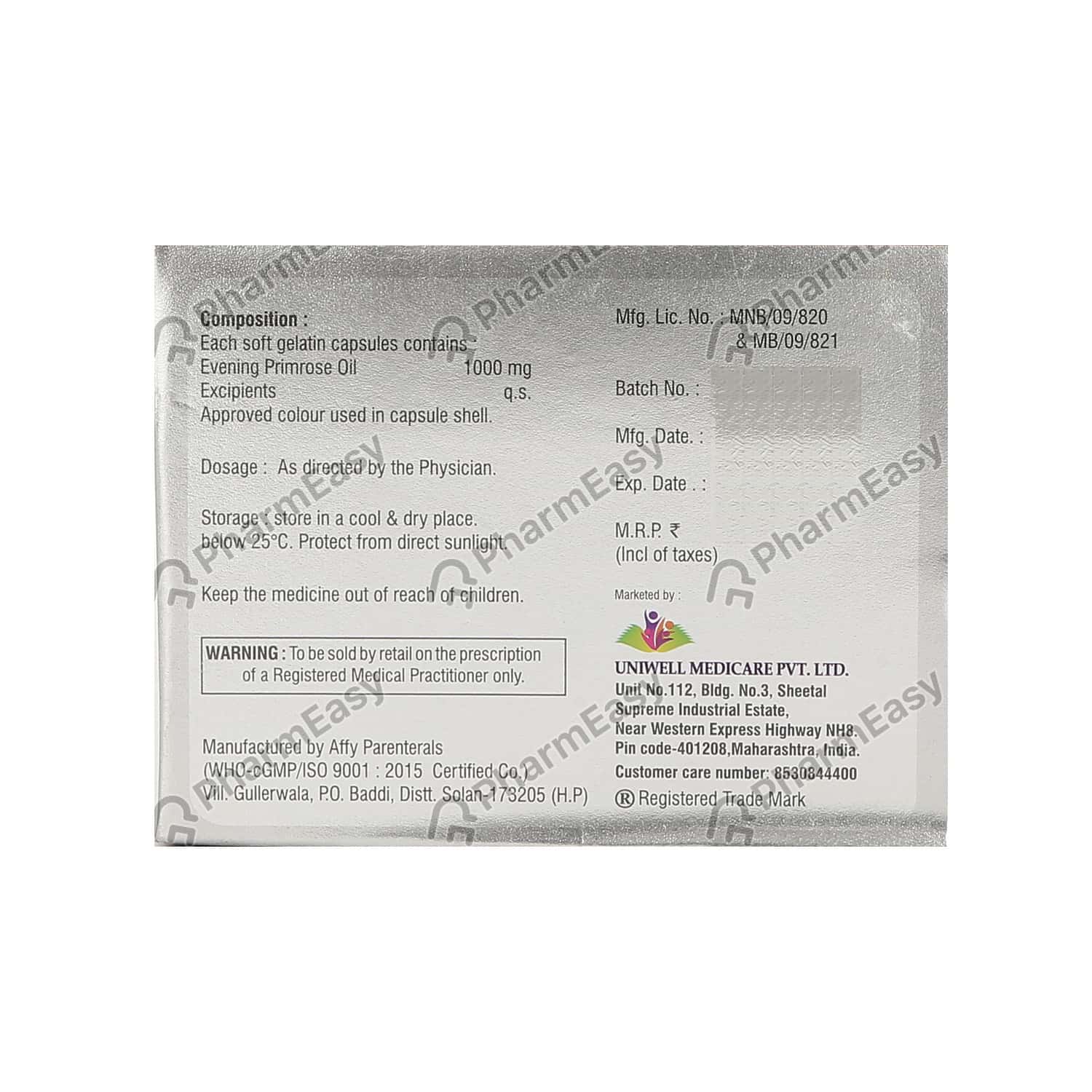 Buy Wellrose Capsule (10) Online at Flat 18% OFF* | PharmEasy