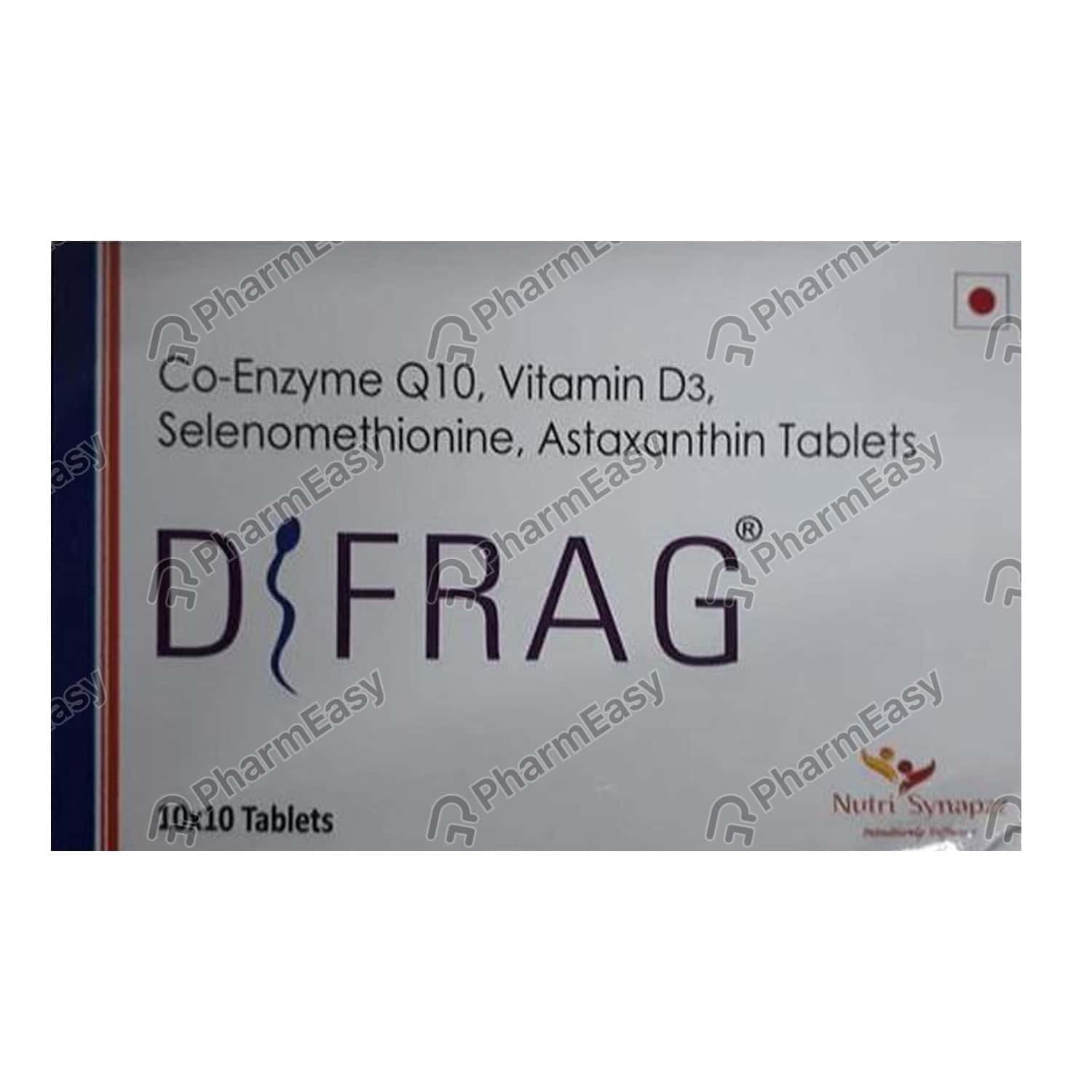 Buy Dfrag Strip Of 10 Tablets Online at Flat 18% OFF* | PharmEasy