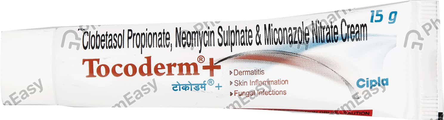Tocoderm Plus Cream 15gm: Uses, Side Effects, Price & Dosage | PharmEasy