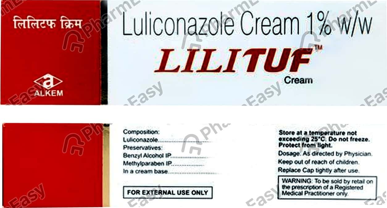 Lilituf 1 % Cream (15): Uses, Side Effects, Price & Dosage | PharmEasy