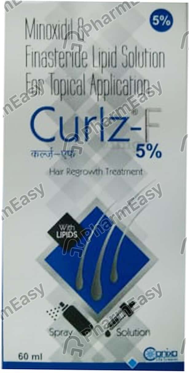Curlz F 5% Bottle Of 60ml Solution: Uses, Side Effects, Price & Dosage ...