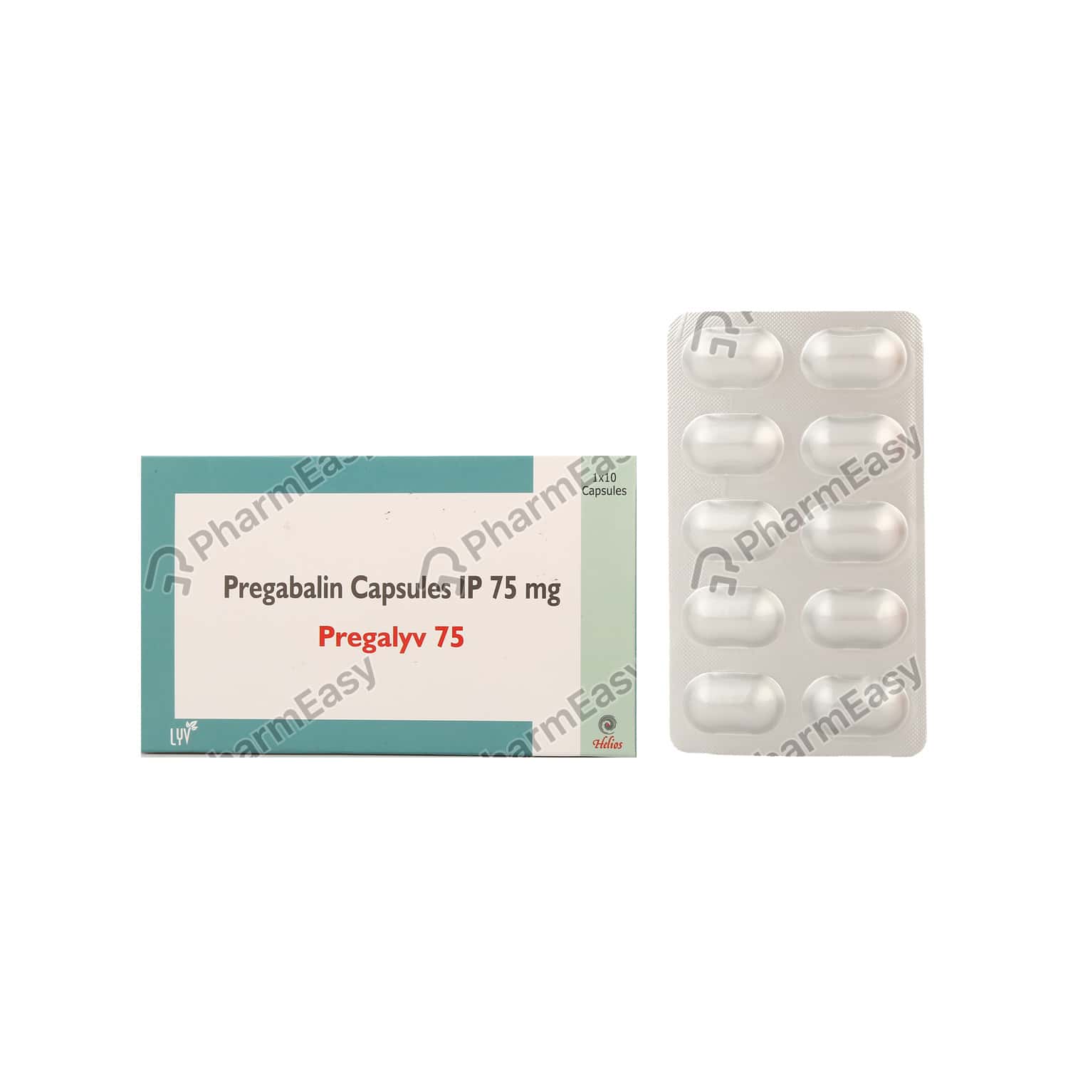 Pregalyv 75 MG Capsule (10) - Uses, Side Effects, Dosage, Composition ...