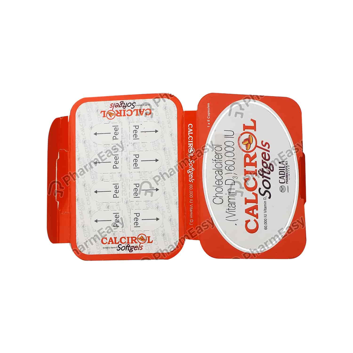 Calcirol 60k Softgels 8'S - Uses, Side Effects, Dosage, Composition ...