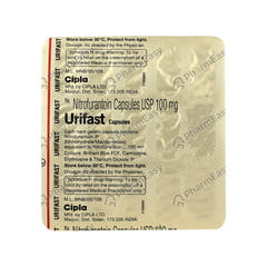 Buy Urifast 100 MG Capsule (15) Online at Flat 18% OFF* | PharmEasy