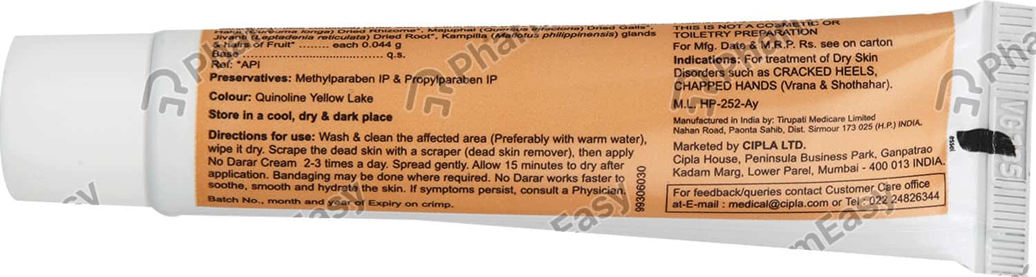 Buy NO DARAR CREAM 25GM Online & Get Upto 60% OFF at PharmEasy