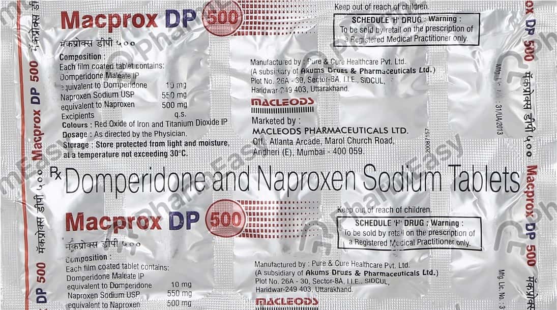 Napsure Plus Strip Of 10 Tablets: Uses, Side Effects, Price & Dosage ...