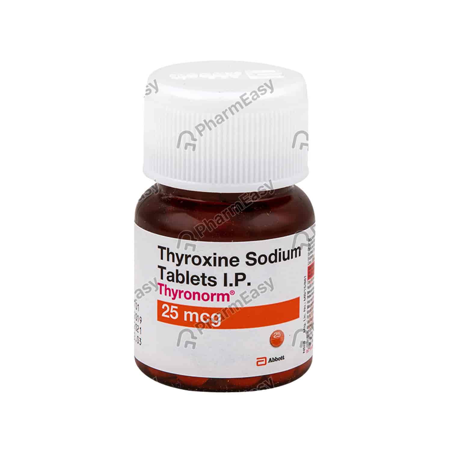 Buy Thyronorm 25mcg Bottle Of 120 Tablets Online at Flat 18% OFF ...