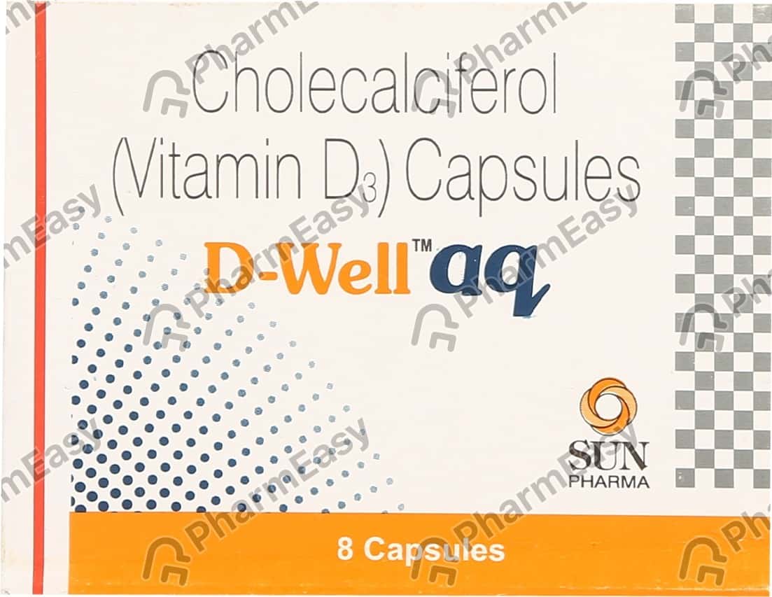 D Well Aq 60000 IU Capsule (8): Uses, Side Effects, Price & Dosage ...