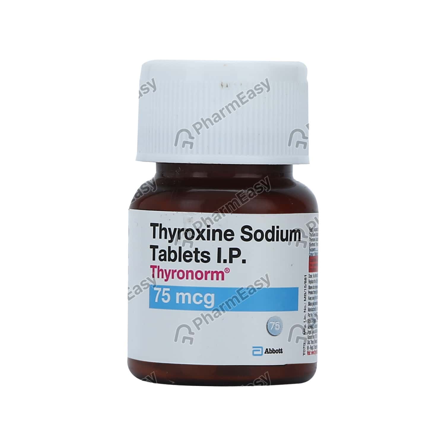 Buy Thyronorm 75mcg Tablet 120'S Online at Flat 18% OFF* | PharmEasy