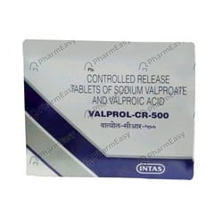 Buy Valprol Cr 500 15'S Online at Flat 18% OFF* | PharmEasy