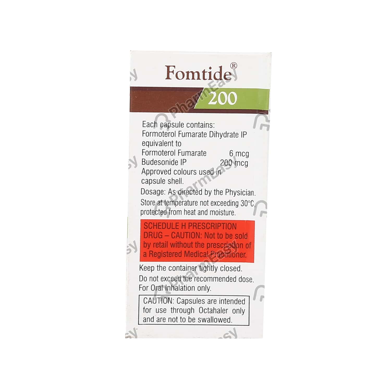 Buy Fomtide 200 Octacap 30'S Online at Flat 18% OFF* | PharmEasy
